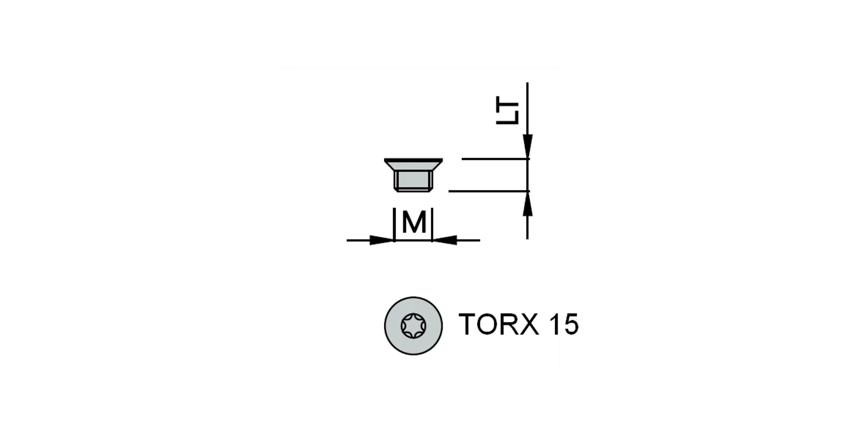 OMAS süllyesztettfejű tövigmenetes csavar M4x3,4 - OMAS - Paliszander ...